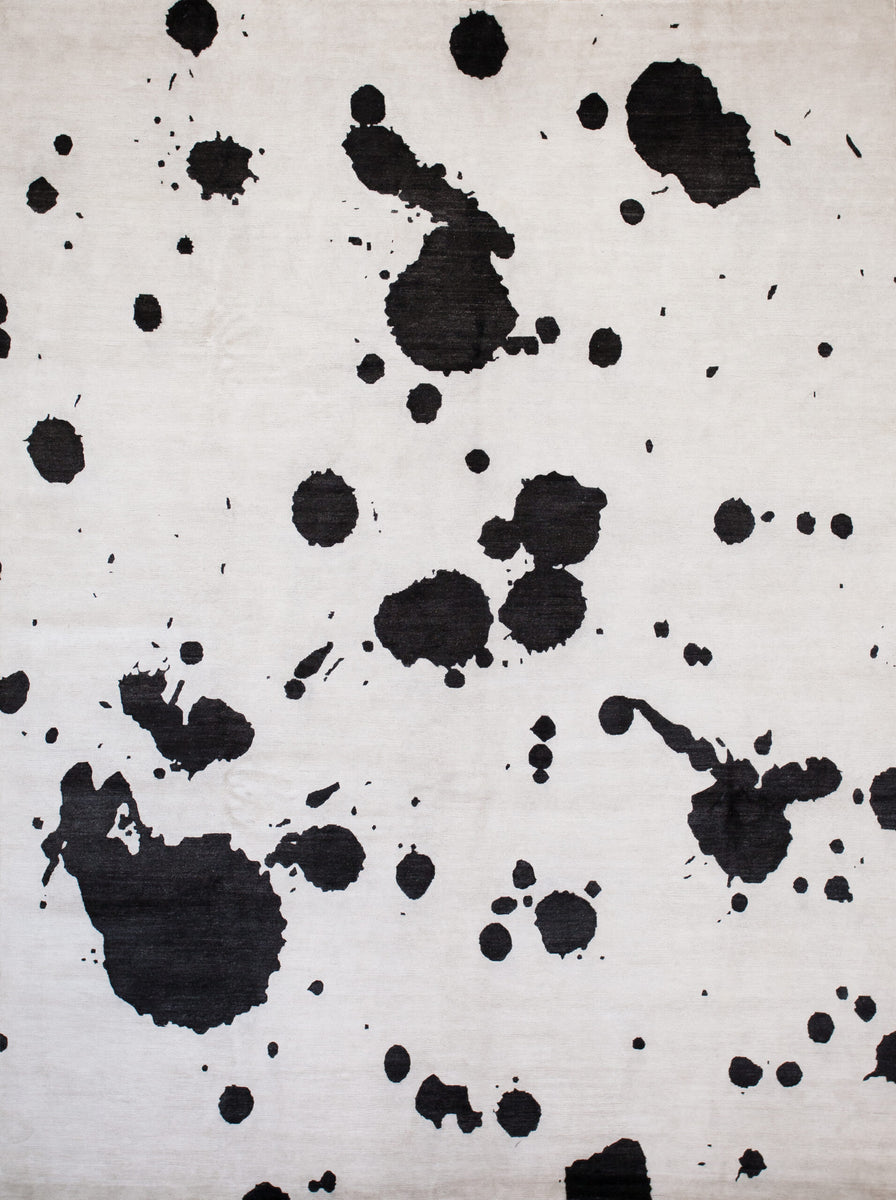 Indian Modern Soho White Bamboo Silk – Rug Resources